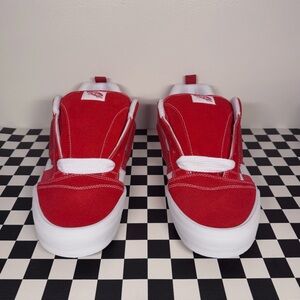 Vans | Shoes | Vans Knu Skool Mega Check Red | Poshmark